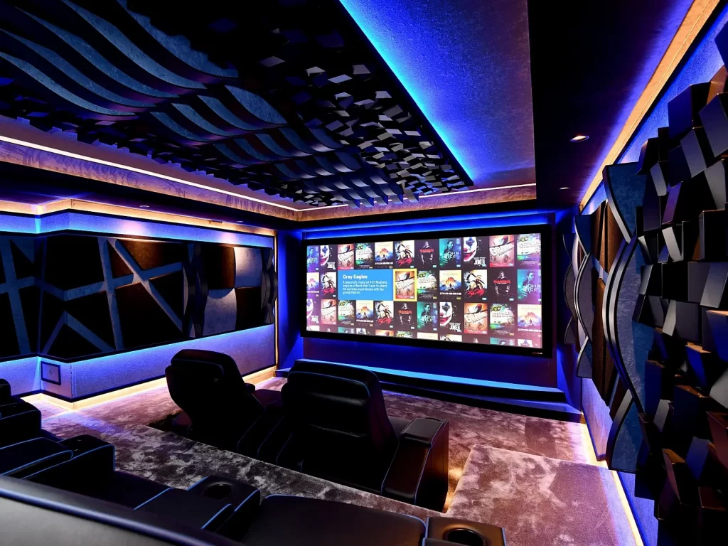 Line Source Wisdom em Private Cinemas - Audiogene - Luxury & High-End Solutions